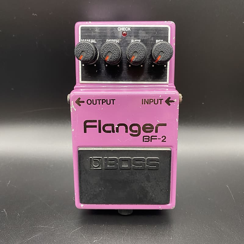 Boss BF-2 Flanger (Black Label) 1980 - 1984 - Purple | Reverb