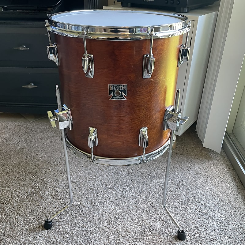 Vintage Tama Superstar 14”x14” Floor Tom - Custom Mahogany | Reverb