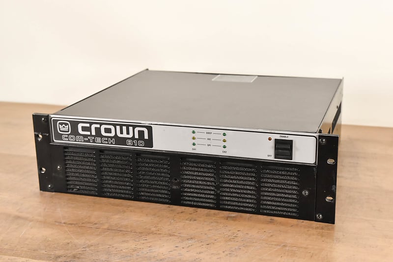 Crown Com-Tech 810 Two-Channel Power Amplifier (church owned) | Reverb