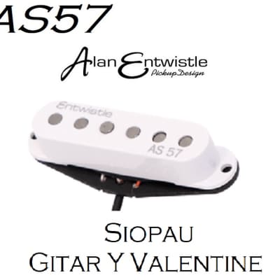 Alan Entwistle AS57 Single Coil Bridge Pickup White | Reverb