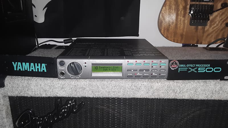 Yamaha FX 500 MIJ Half Rack w/ Original Rack Ears & 12v Power | Reverb
