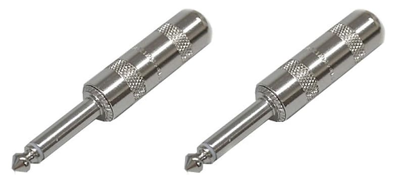 (2 Pack) Switchcraft 280 Mono 1/4" 6.35mm TS Guitar Connector | Reverb