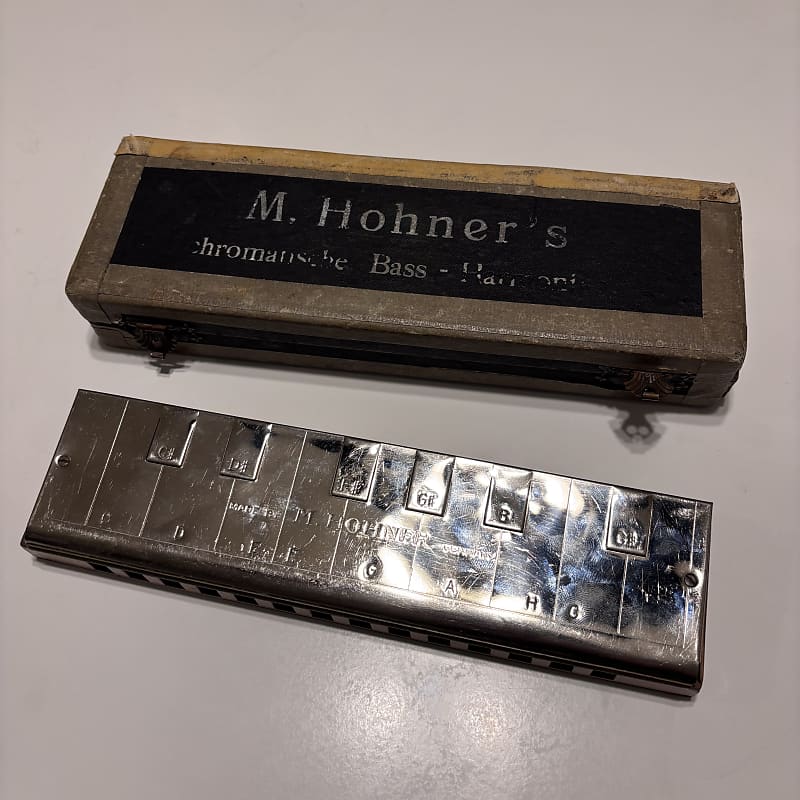 Hohner Bass Harmonica Antique " M. Hohner" | Reverb