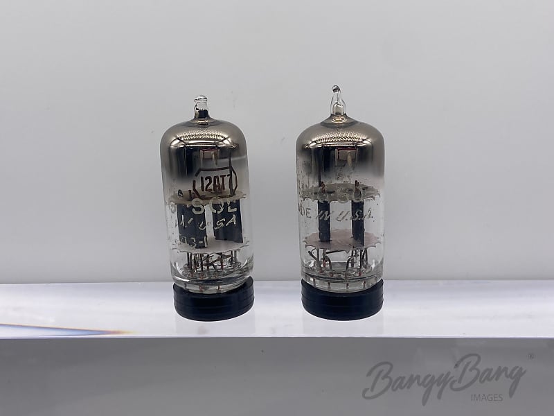 Matched Pair Tung-Sol 12AT7/ECC81 Dual Triode Guitar Amp. | Reverb UK