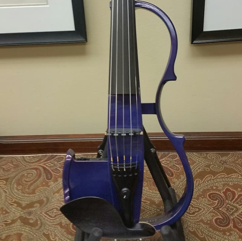 Yamaha EV 205 5-string Electric Violin in 'Cosmic Blue' | Reverb