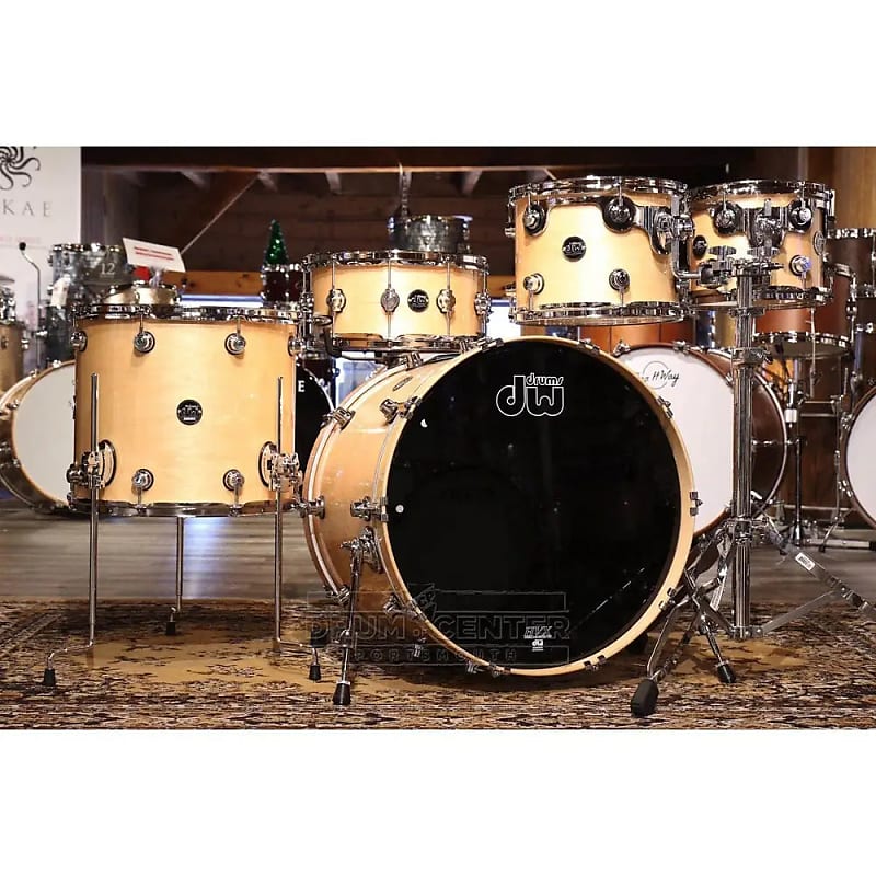 Used DW Performance 5pc Drum Set 22/10/12/16/14 Natural | Reverb