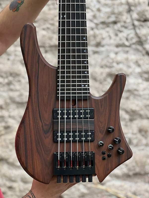 Swan RHO 6 Strings 30,75” Scale Headless Satin Pau Ferro | Reverb