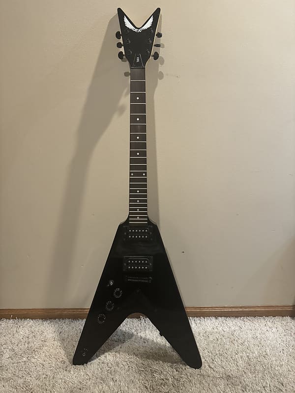 Dean VXL CBK Left Handed - Classic Black | Reverb