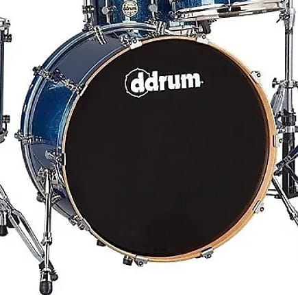 ddrum Paladin Maple Bass Drum 14x22 Blue Sparkle | Reverb