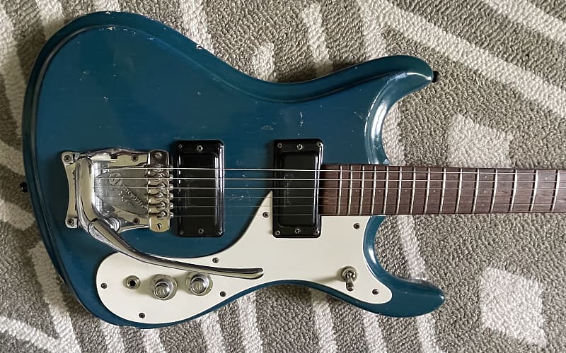 Mosrite Mark V 1967 - Pacific blue | Reverb