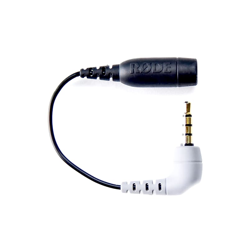 Rode SC4 Adapter - Female 3.5mm TRS to Right Angle 3.5mm TRRS | Reverb