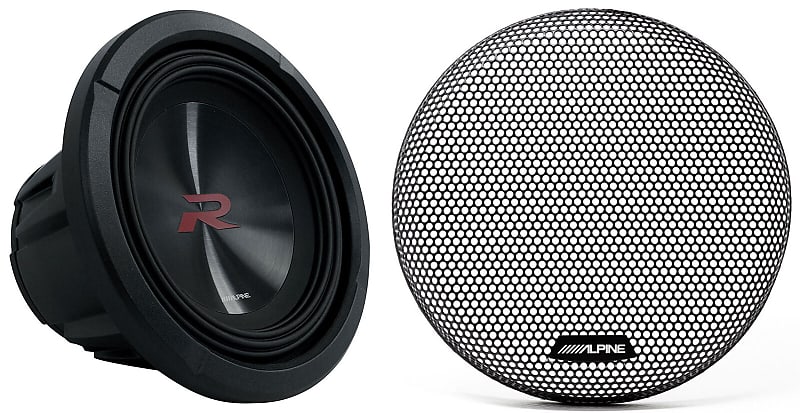 Alpine R2-W8D4 8" R Series 1,000 Watt Car Audio Subwoofer, 4 | Reverb