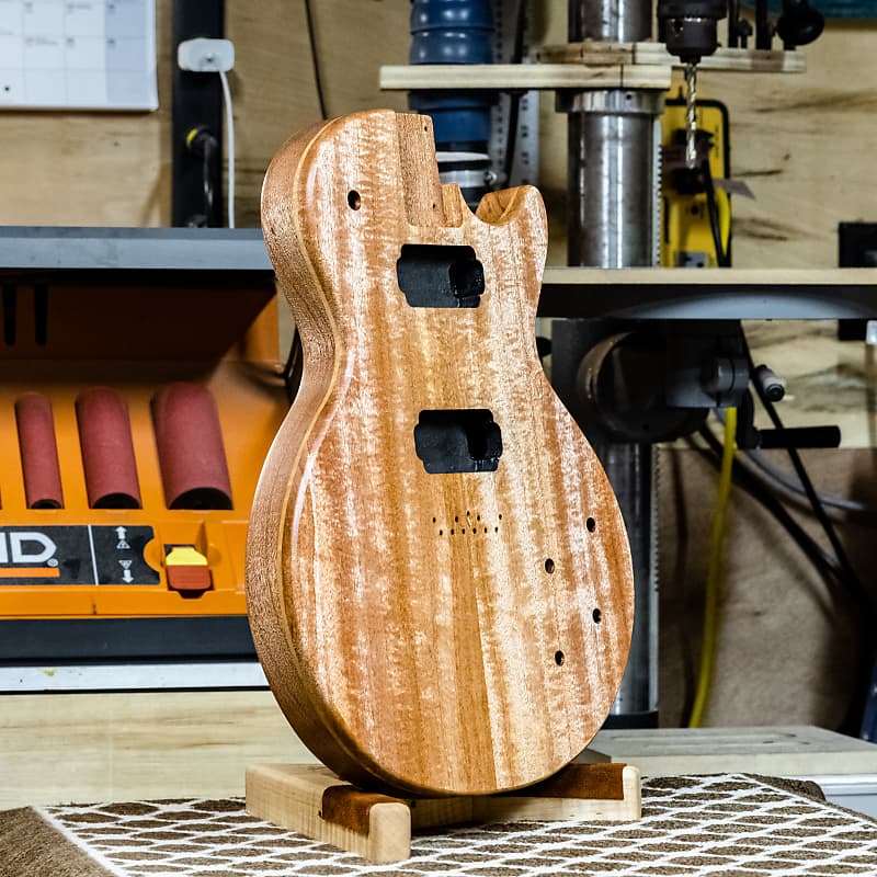 LP Jr. style bolt on Body / Mahogany LP Jr. body with | Reverb UK