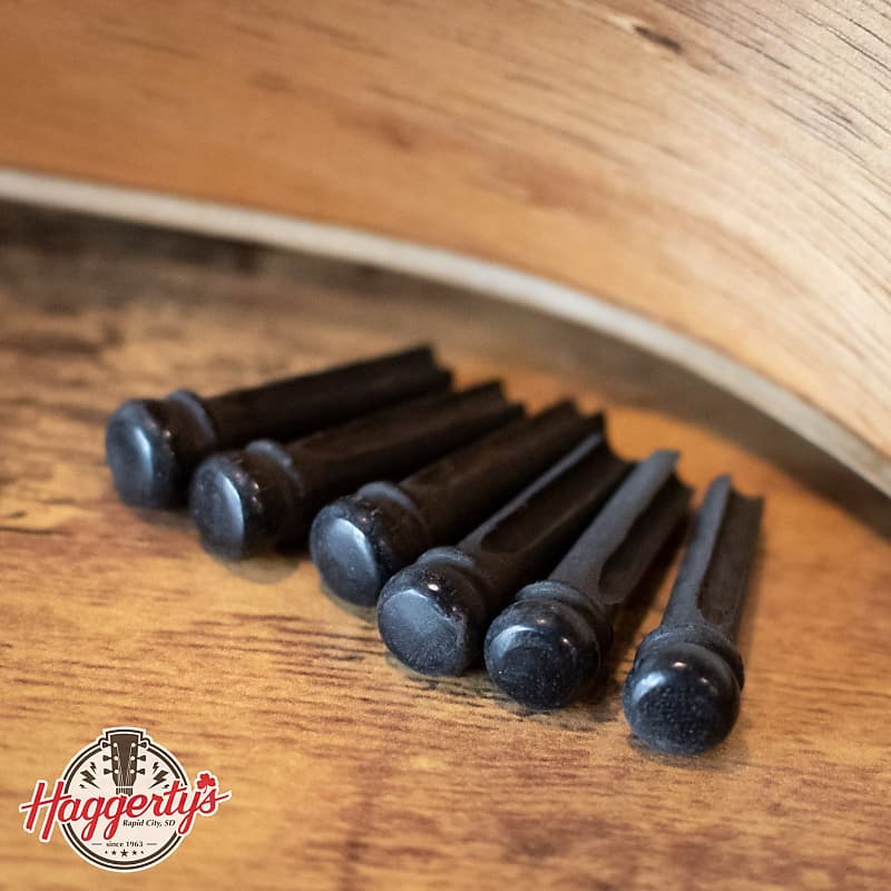 Taylor Bridge Pins, Classic Ebony | Reverb