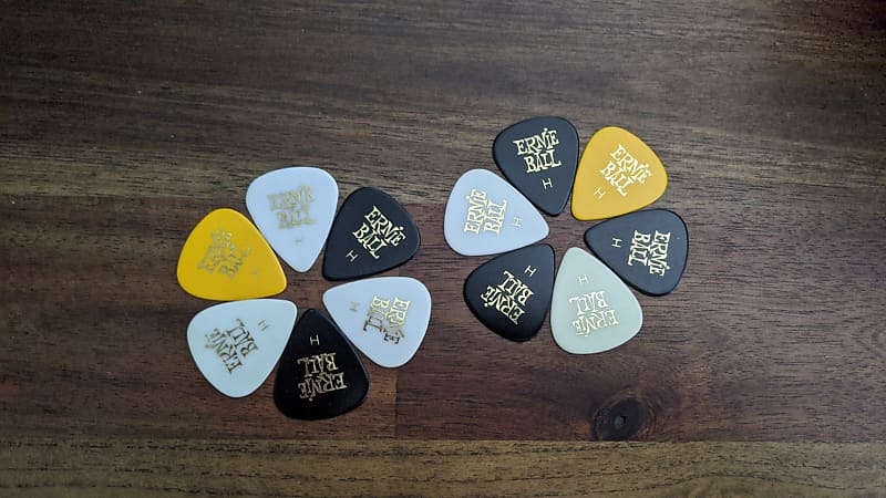 Ernie Ball Guitar Picks Dozen Heavy Pick | Reverb Australia