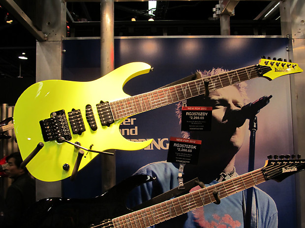 Ibanez RG 3570Z Prestige Desert Yellow | Reverb