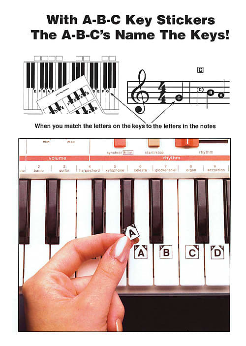 Abc Keyboard Stickers | Reverb