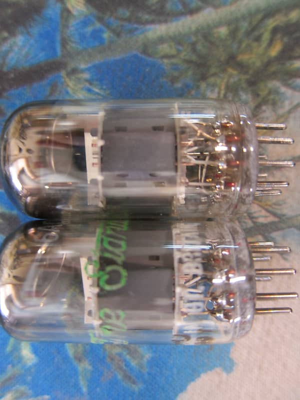 Pr Vintage Mullard ECC85 6AQ8 Preamp Driver Tubes, 1960s, | Reverb UK