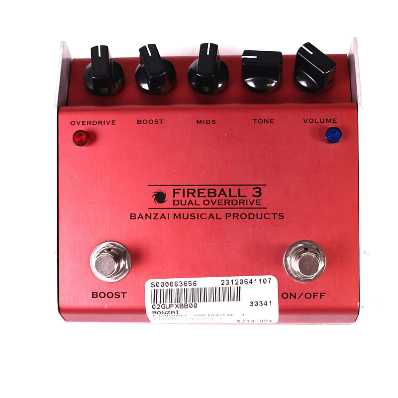 Used FIREBALL OVERDRIVE 3 Guitar Effects Distortion/Overdrive | Reverb