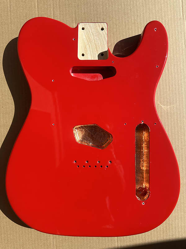 Telecaster Body - Red (full thickness, vintage specs) | Reverb