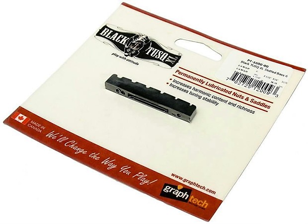 New Graph Tech BLACK TUSQ XL Slotted 3/16" 6-String Bass | Reverb UK