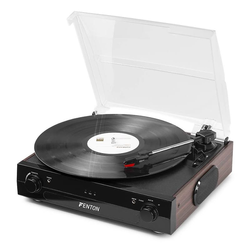 Fenton Rp102 B Record Player Bt Black/Wood | Reverb France