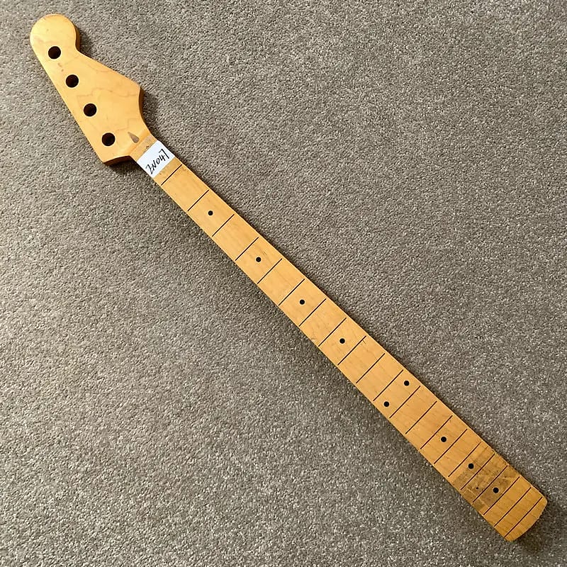 Maple 4 String Bass Style Neck, 22 Frets Fretboard | Reverb