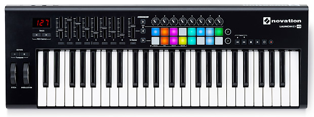 Novation LaunchKey 49 V2 RGB 49-Key USB/iOS MIDI Keyboard | Reverb UK