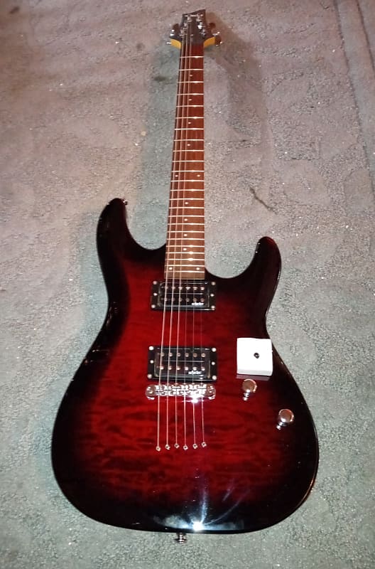 Schecter C-6 Plus STCB - See-Thru Cherry Burst | Reverb