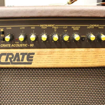 Used Crate CA-60 60W 2x6" Acoustic Guitar Combo Amp | Reverb