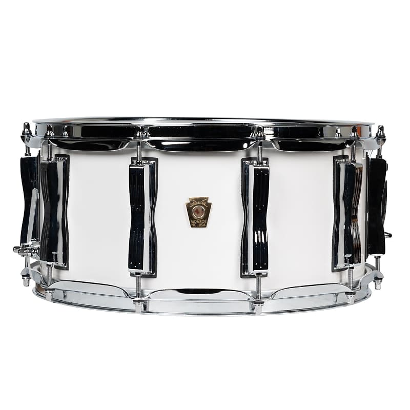 Ludwig Classic Maple 6.5x14 Snare Drum - White Cortex | Reverb