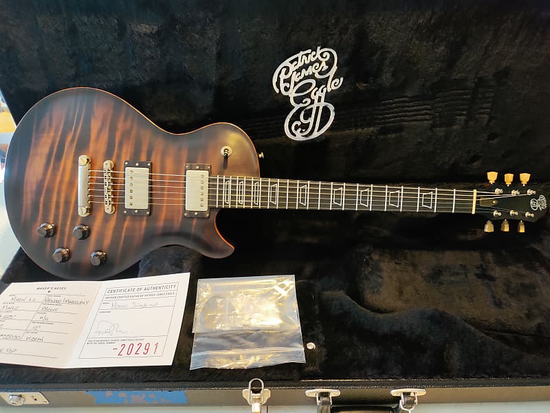 Patrick James Eggle Macon Singlecut One Piece Redwood Top and | Reverb