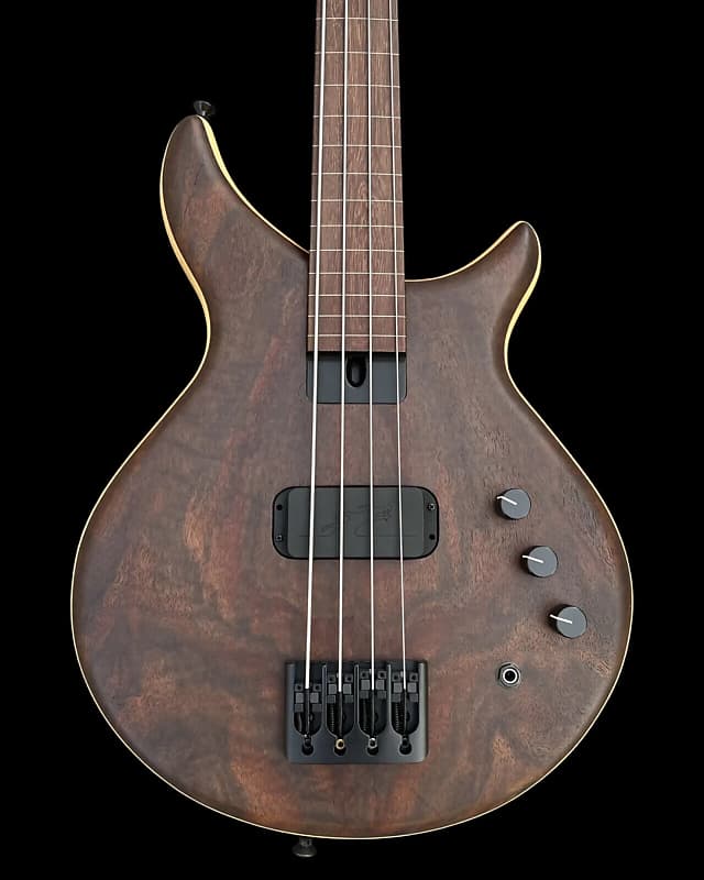 Skjold Exotic Series Greyling Fretless Four String Bass Claro | Reverb