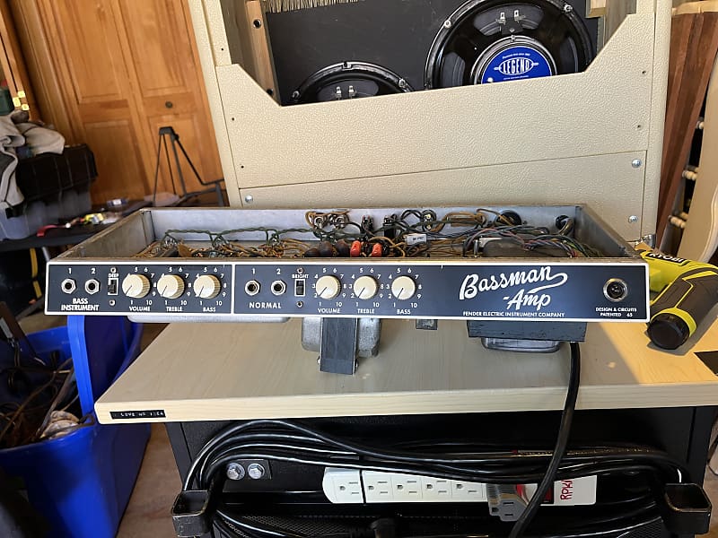 Fender Bassman 65-67 - Blackface chassis | Reverb