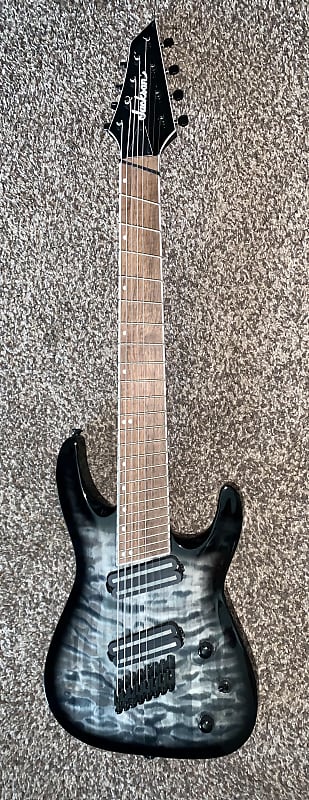 Jackson X Series Soloist Arch Top SLATX8Q MS 8-String | Reverb
