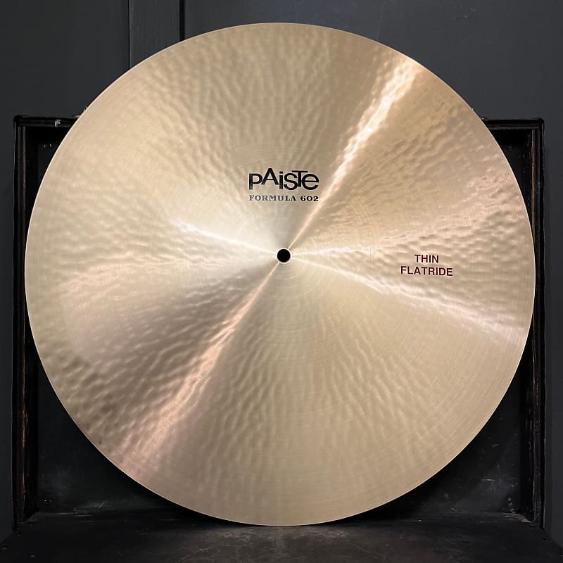NEW Paiste 20" Formula 602 Classic Thin Flat Ride Cymbal - | Reverb