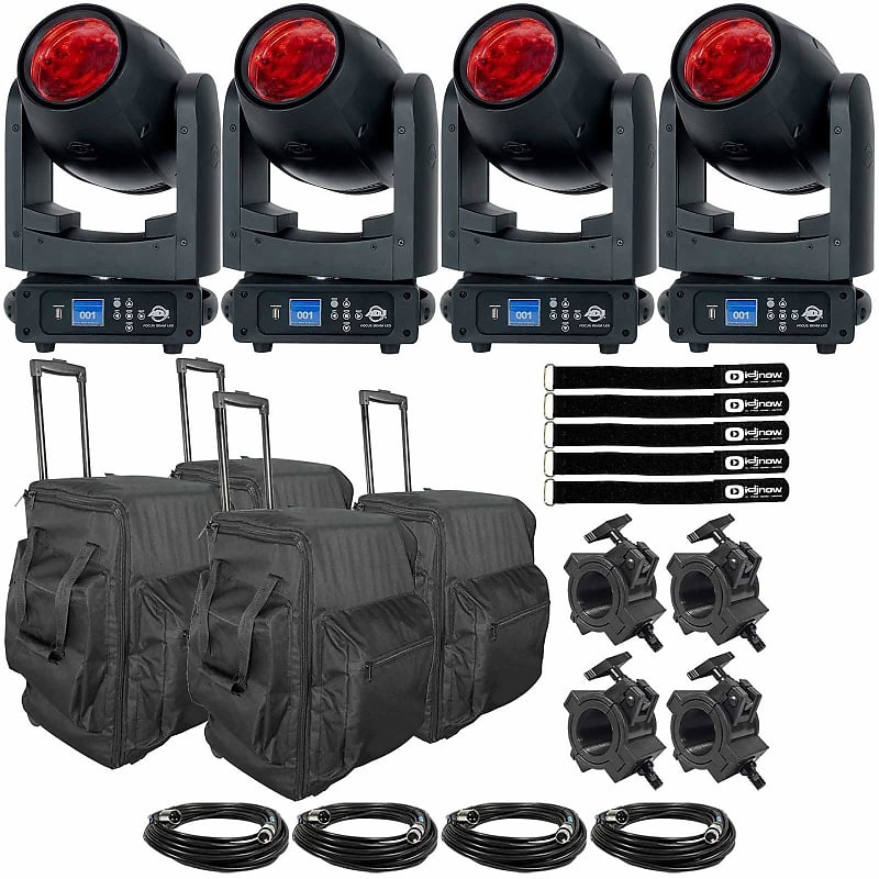 ADJ ADJ Focus Beam LED 80W Cool White Moving Head Lights 4 | Reverb