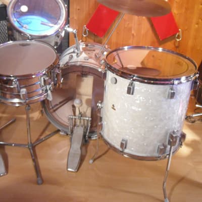 Vintage Trixon Luxus drum set 1970 - White Marine Pearl | Reverb
