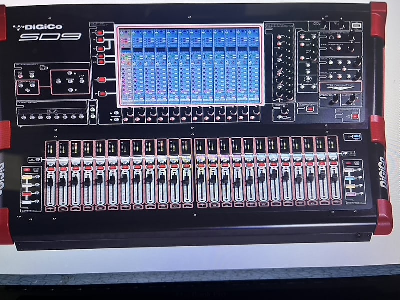 Digico SD9 CORE2 early 2015 - Red/Black | Reverb