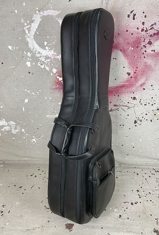 Used Reunion Blues Leather Double Electric Guitar Gig Bag | Reverb