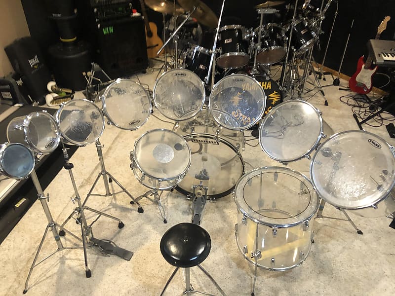 Ludwig Vistalite Octaplus 1978 - Clear | Reverb