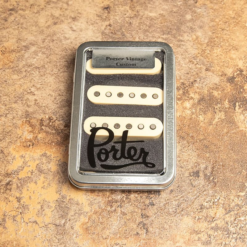 Porter Vintage Custom Strat Pickup Set - Cream | Reverb UK