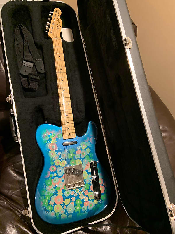Fender Telecaster 2003 - Blue Flower | Reverb