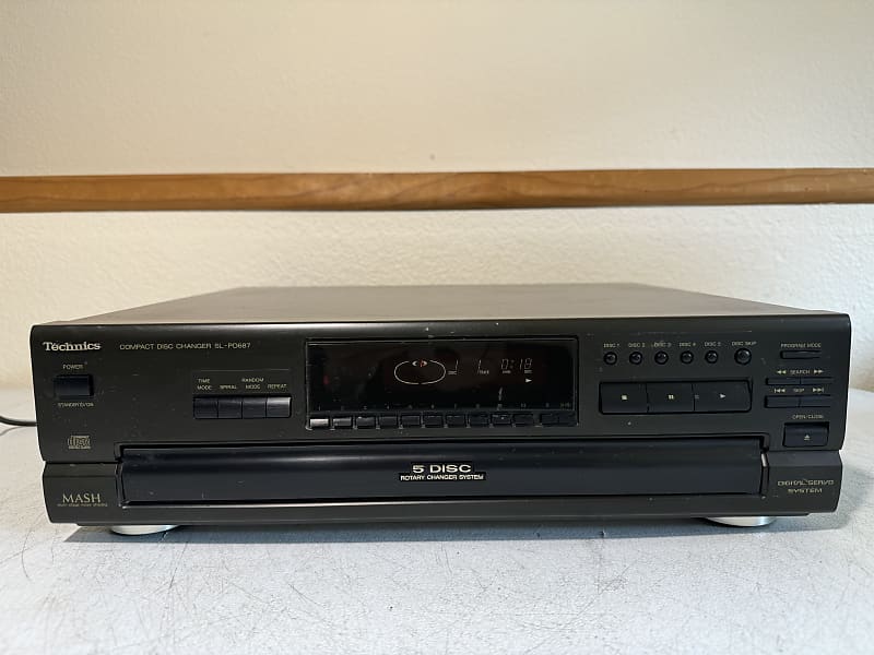 Technics SL-PD687 CD Changer 5 Compact Disc Player HiFi | Reverb