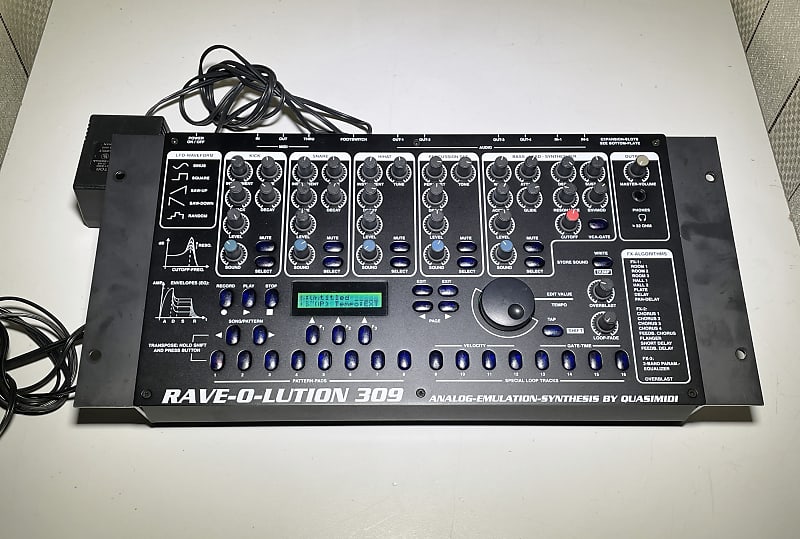 Quasimidi Rave-O-Lution 309 Black Panel Ver3.00 | Reverb UK