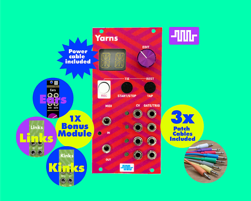 Mutable Instruments Yarns DIY + Bonus Module Ears Mikrophonie | Reverb