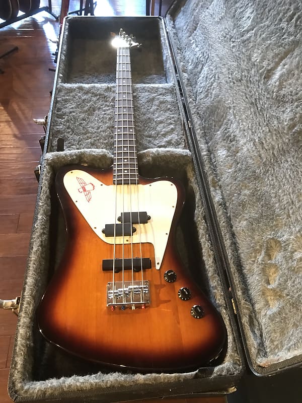 Epiphone Non Reverse Thunderbird MIK with Hard Shell Case | Reverb