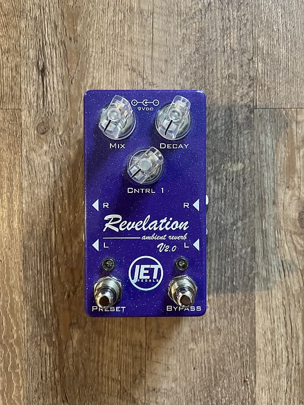 Jet Pedals Revelation Reverb V2 - Purple Sparkle | Reverb
