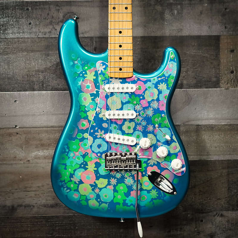Fender ST-57 Stratocaster Blue Flower CIJ Electric Guitar | Reverb