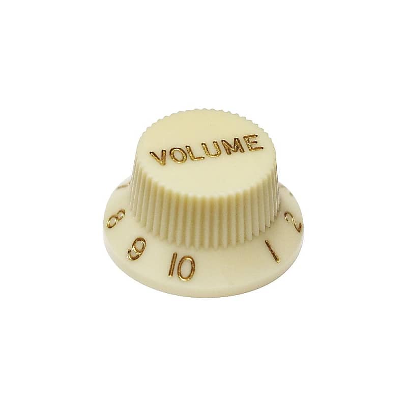 Hosco Volume Control Knob Fender Stratocaster Style (Vintage | Reverb